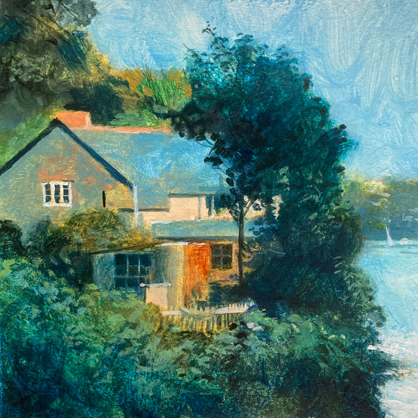 Woodsmoke and the lap of the tide – Glyn Macey Studio